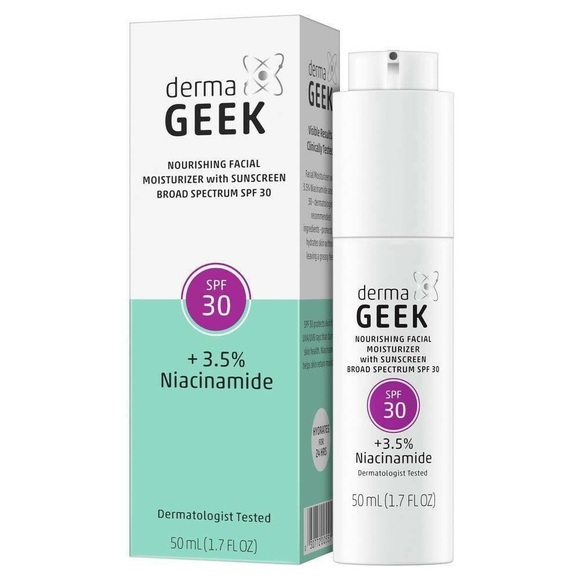 Derma Geek | Skincare | Nwt Derma Geek Nourishing Facial Moisturizer W ...